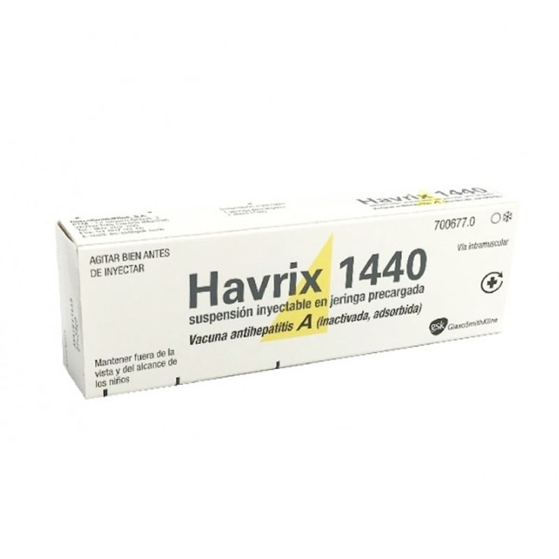 Havrix 1440 – Vacuna contra la Hepatitis A - Vacúname CIC - Insumos ...